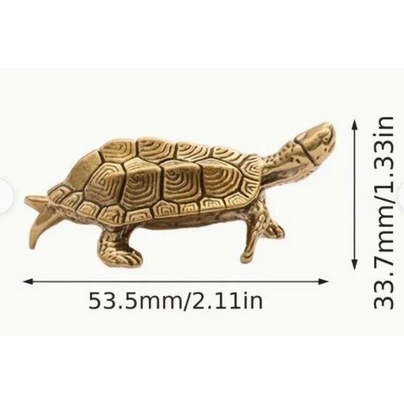 Art | Brass Tortoise Turtle Pet Figurine New | Poshmark